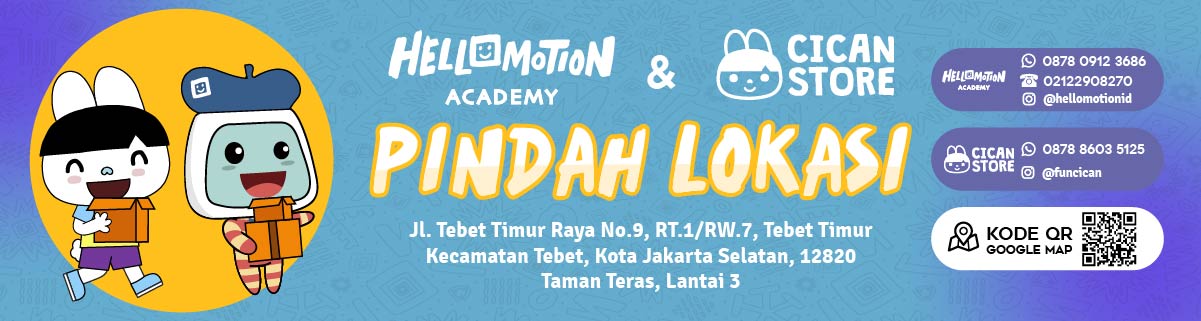 HelloMotion Academy – Kursus Desain Grafis, Animasi, Motion & Editing