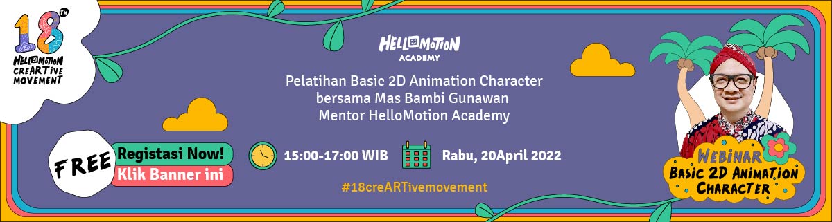 HelloMotion Academy – Kursus Desain Grafis, Animasi, Motion & Editing